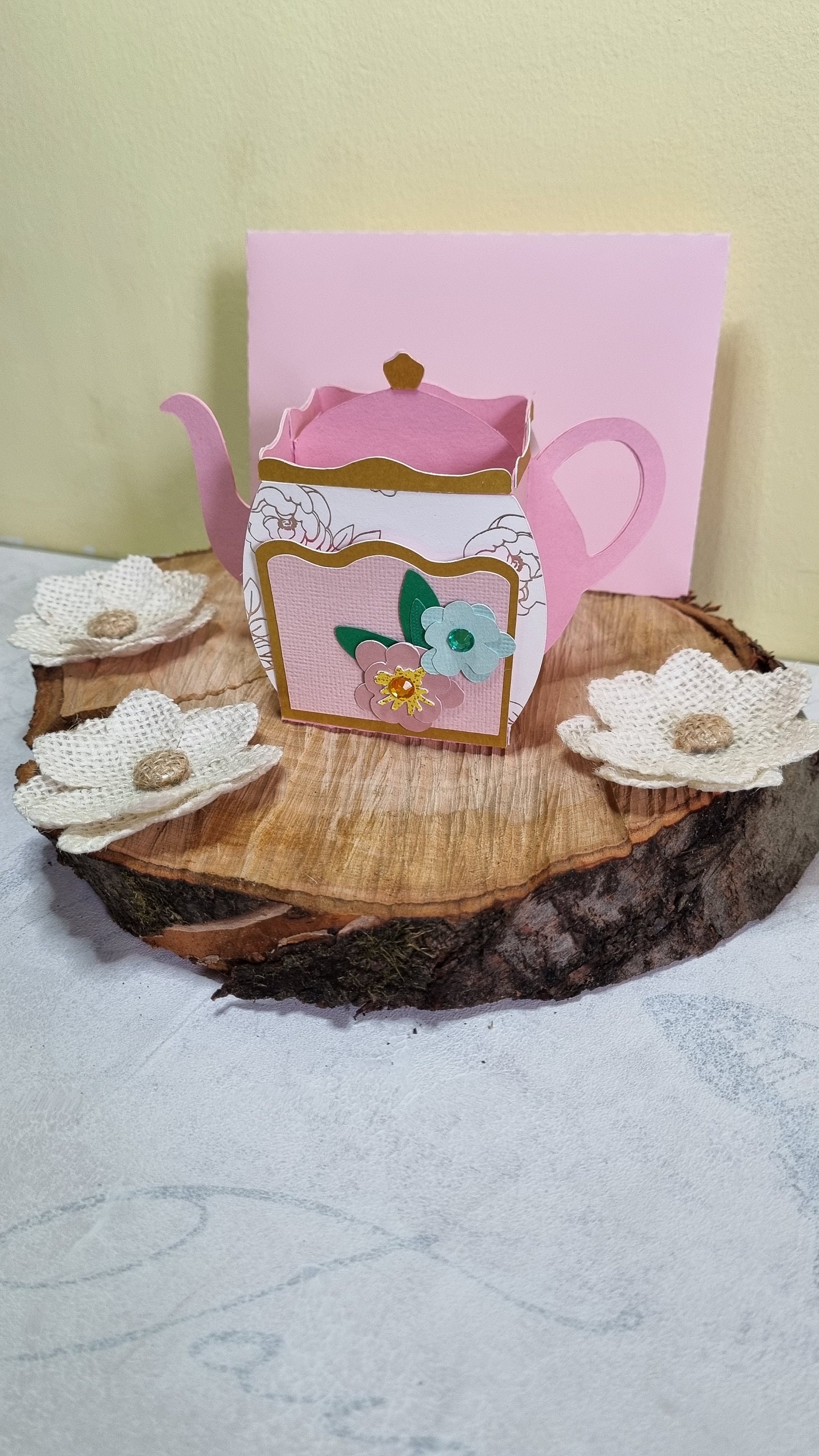 3D Teapot Birthday Card / Teapot Birthday Card / Teapot 3D - Etsy