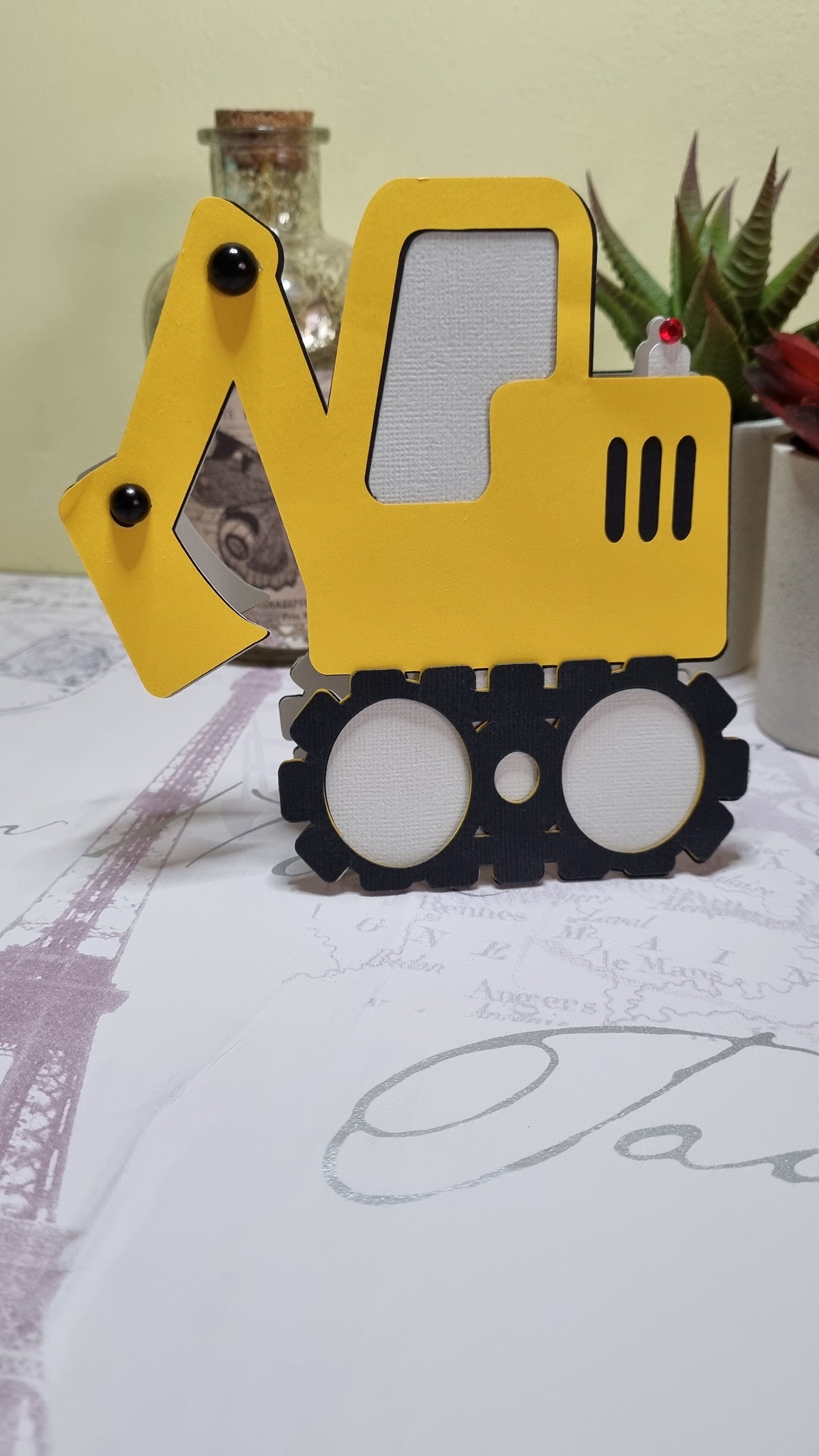 Digger Birthday Card / Happy Birthday DIGGER Card / Handmade / DIGGER ...