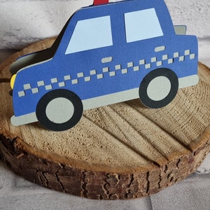 Police Car Birthday Card / Happy Birthday POLICE CAR Card / Handmade ...
