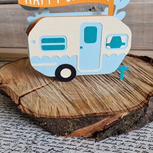 Caravan Birthday Card / Happy Camper / Caravan Card / Handmade - Etsy
