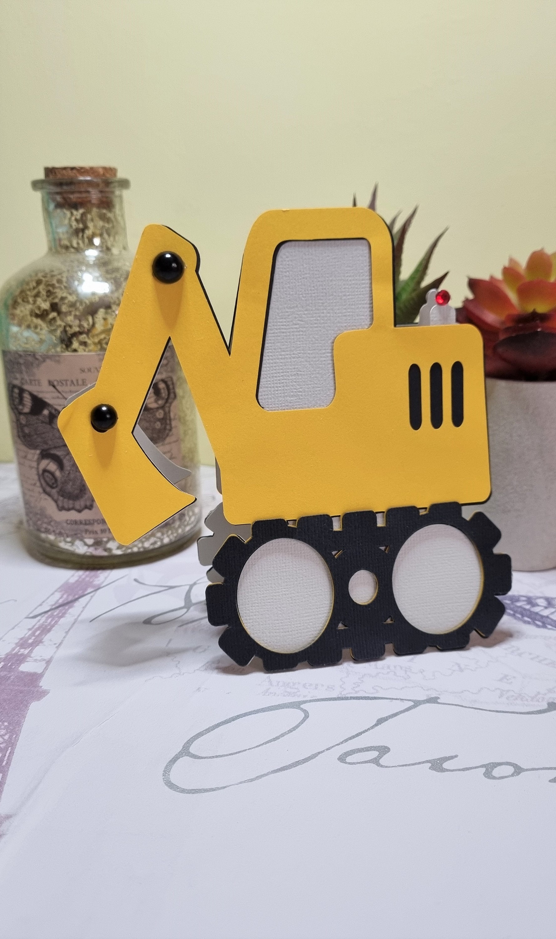 Digger Birthday Card / Happy Birthday DIGGER Card / Handmade / DIGGER ...