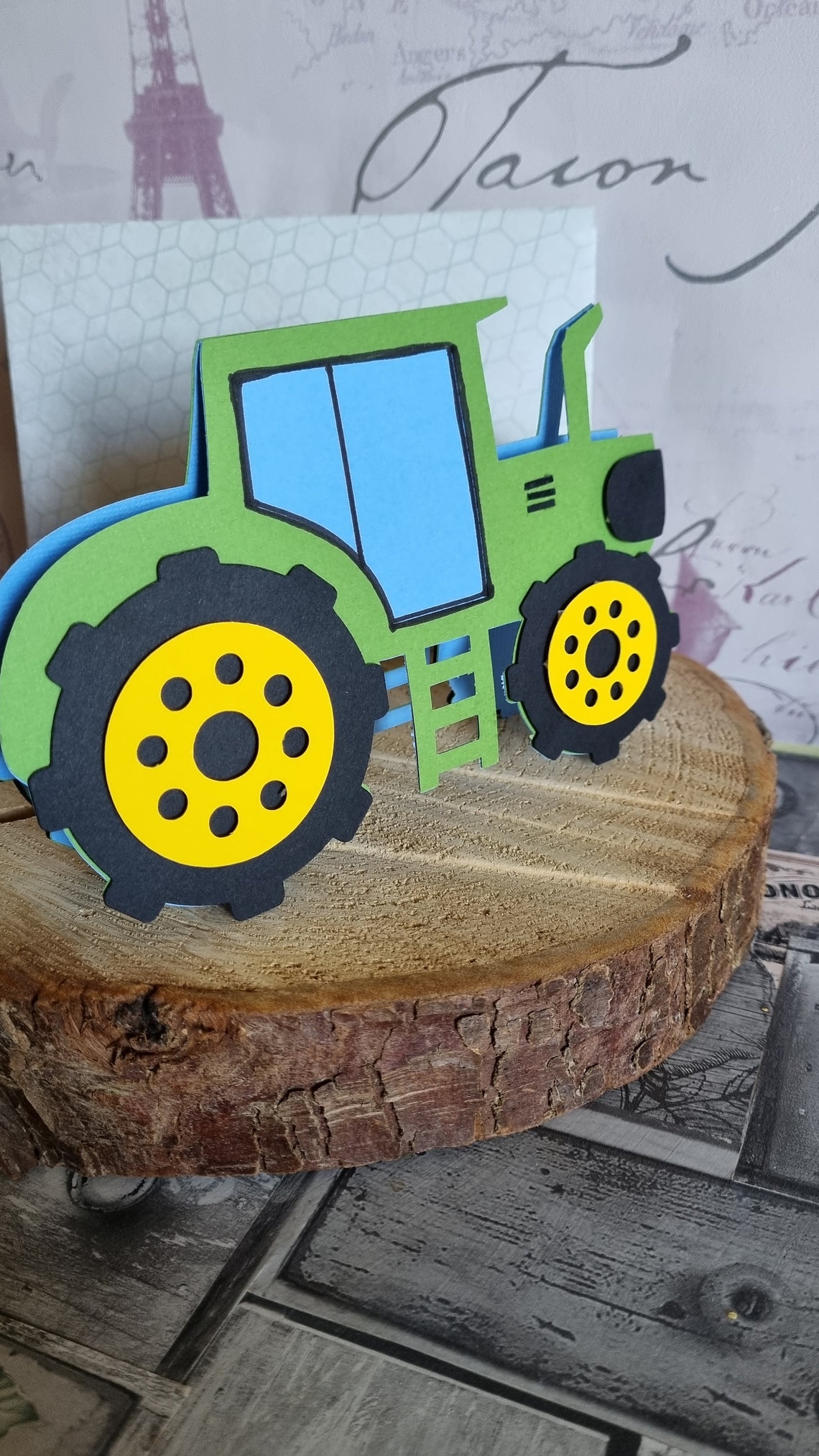 Tractor Birthday Card / Happy Birthday TRACTOR Card / Handmade - Etsy