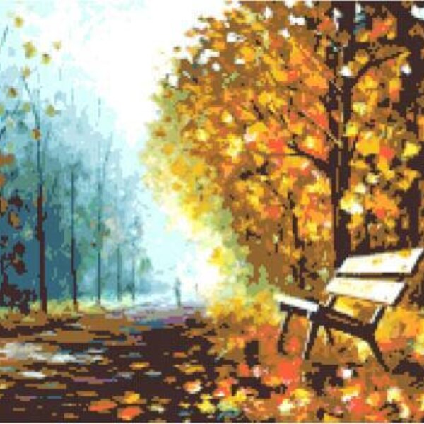 Park Bench Pattern - Etsy