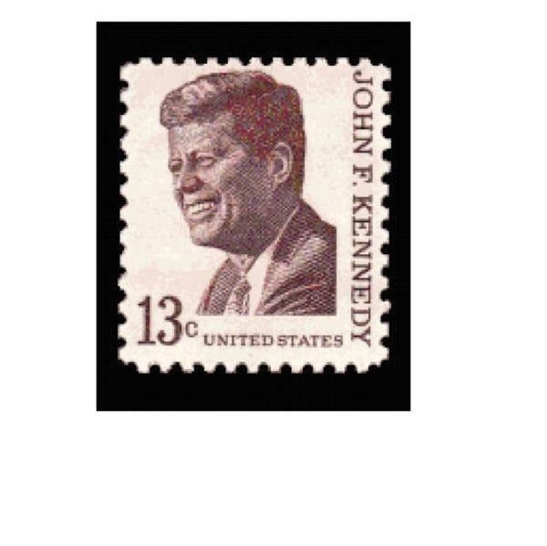 JFK Postage Stamp Cross Stitch Chart - Etsy