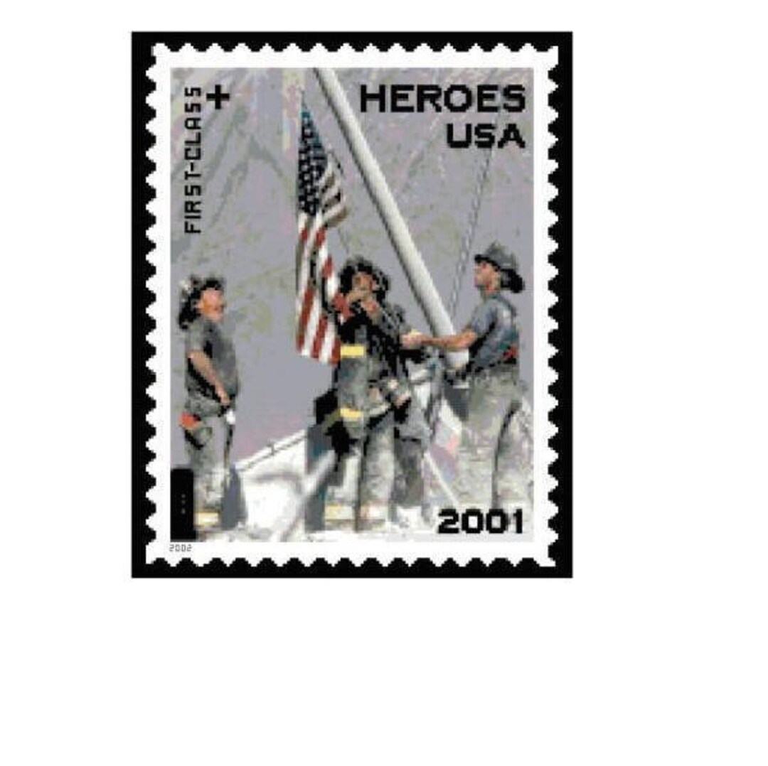 9/11 Postage Stamp Cross Stitch Chart - Etsy