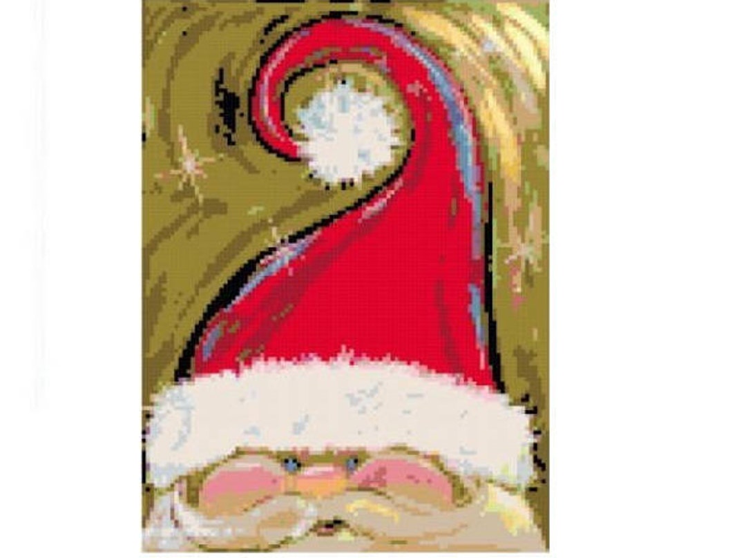 Secret Santa Cross Stitch Chart - Etsy