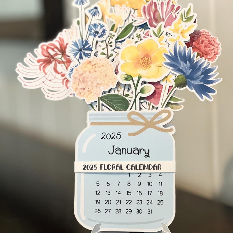 Flower Calendar - Etsy
