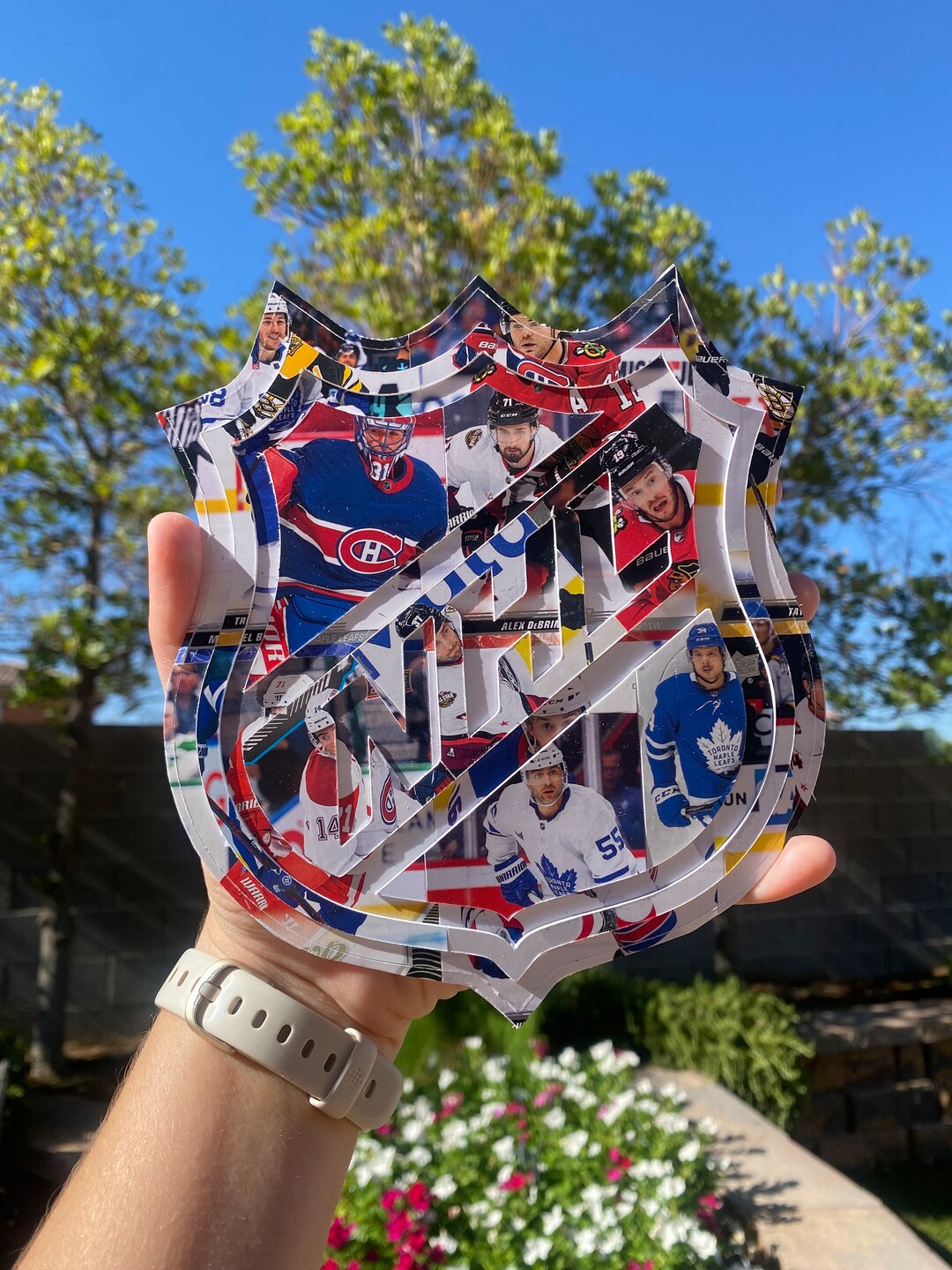 NHL Hockey Sports Trading Card Art Original Six Hockey Teams Featuring ...