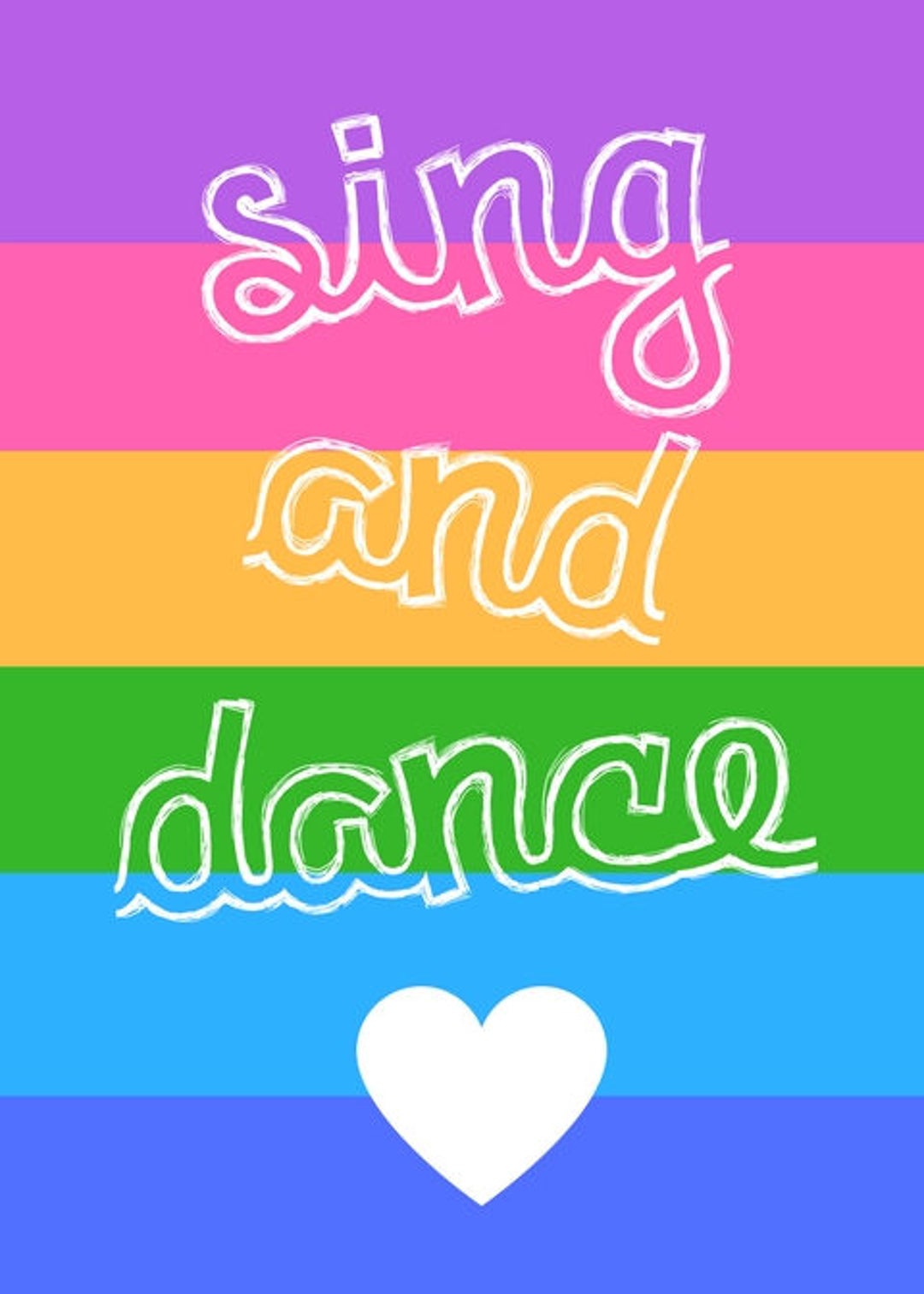 Sing and Dance Printable - Etsy