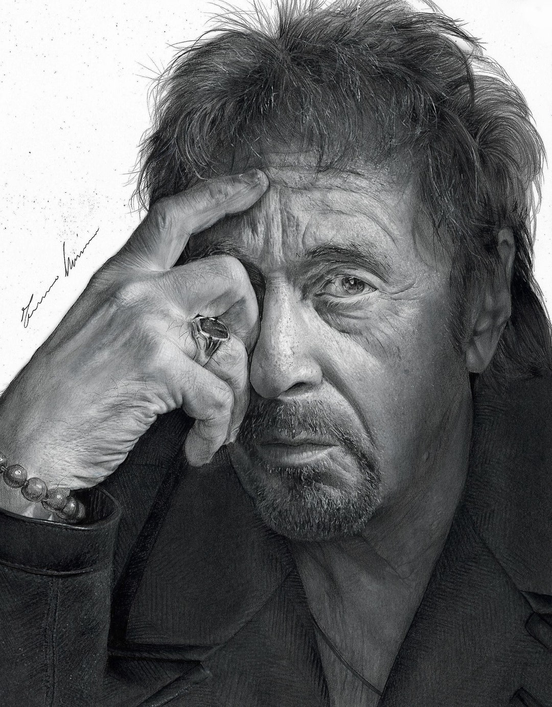 Al Pacino's Pencil Portrait (hyperrealistic Drawing) - Etsy