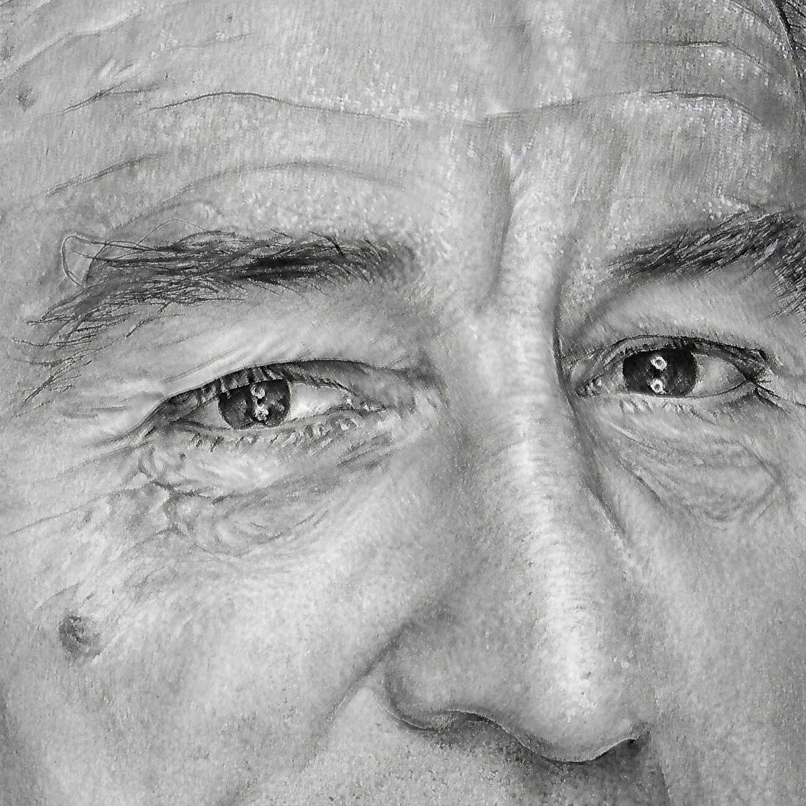 Robert De Niro's Pencil Portrait) (hyperrealistic Drawing) - Etsy