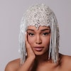 Cleopatra Wig is a Festival Headdress, Goddess Crown. Gold Rave Head ...