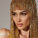 Cleopatra Wig is a Festival Headdress, Goddess Crown. Gold Rave Head ...