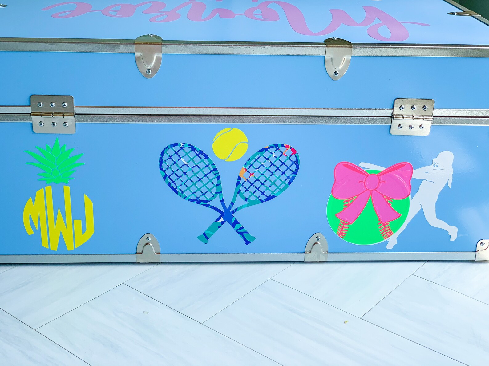 Camp Trunk Vinyl Decal Decor Camp Trunk Sticker | Etsy