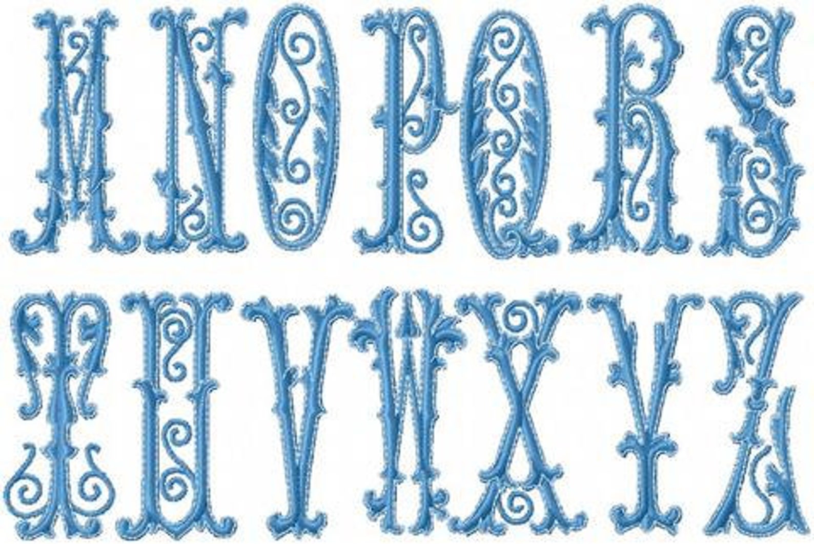 Antique Double Monogram Linen Cocktail Napkins Embroidered | Etsy