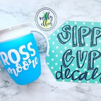 Cup Decal - Etsy