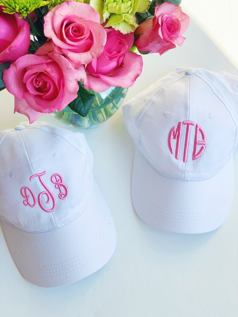 Monogram Hat, Monogram Baseball Hat, Womens Hat, Monogrammed Hat ...