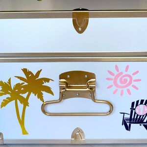Camp Trunk Vinyl Decal Decor - Camp Trunk Sticker - Personalized Camp ...