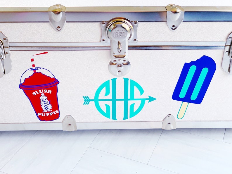 Camp Trunk Vinyl Decal Decor Camp Trunk Stickers - Etsy