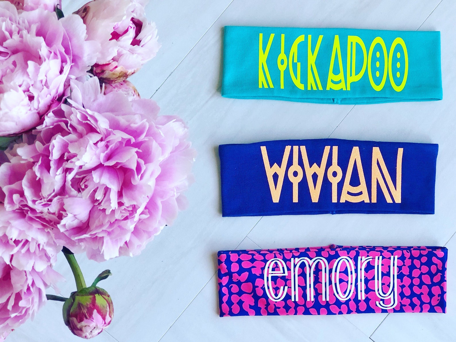 Personalized Headband - Custom Headband - Hair Tie - Perfect for Summer ...