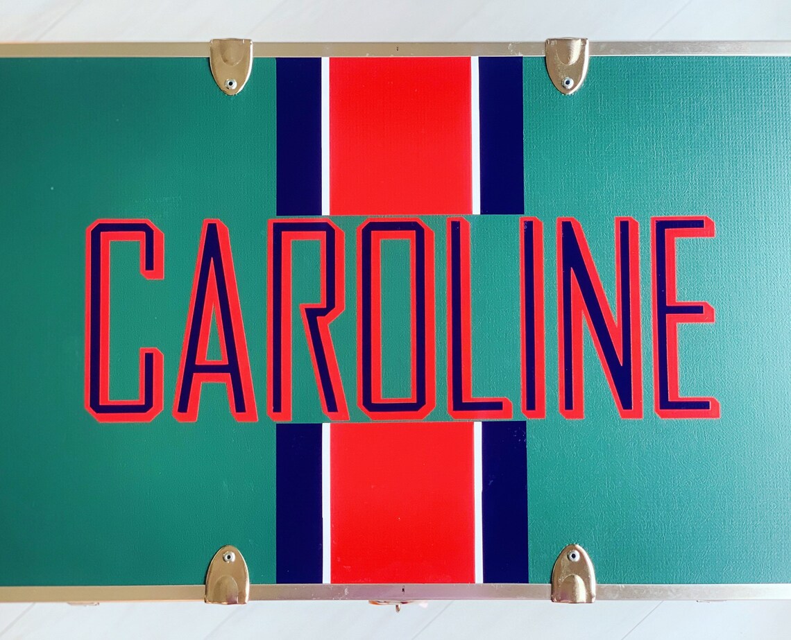 Camp Trunk Vinyl Decal Decor Camp Trunk Sticker - Etsy