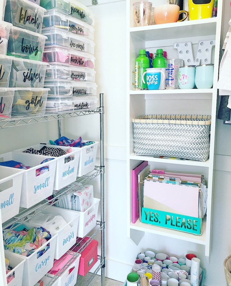 Custom Storage Bin Labels Kitchen Canister Labels Kitchen - Etsy