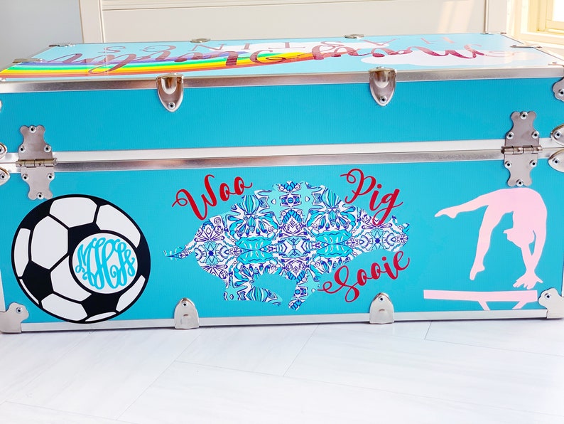 Camp Trunk Vinyl Decal Decor Camp Trunk Sticker - Etsy
