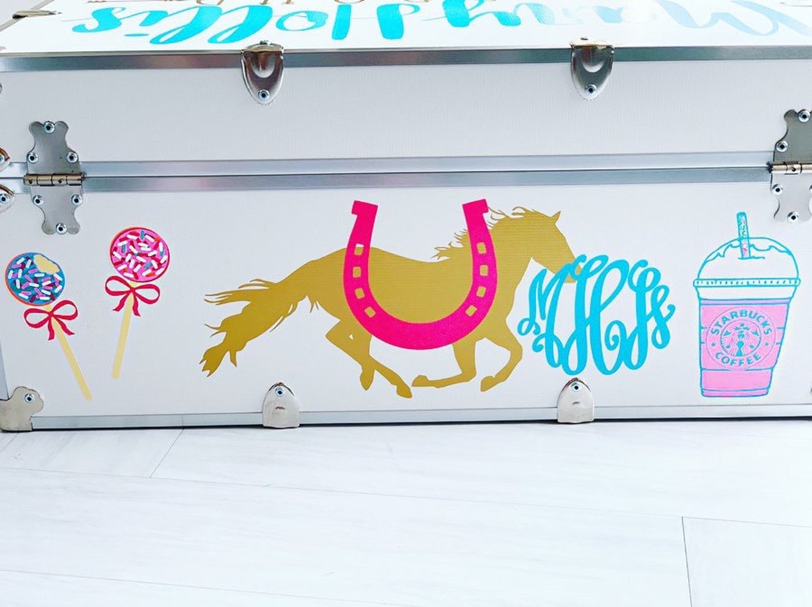 Camp Trunk Vinyl Decal Decor Camp Trunk Sticker - Etsy