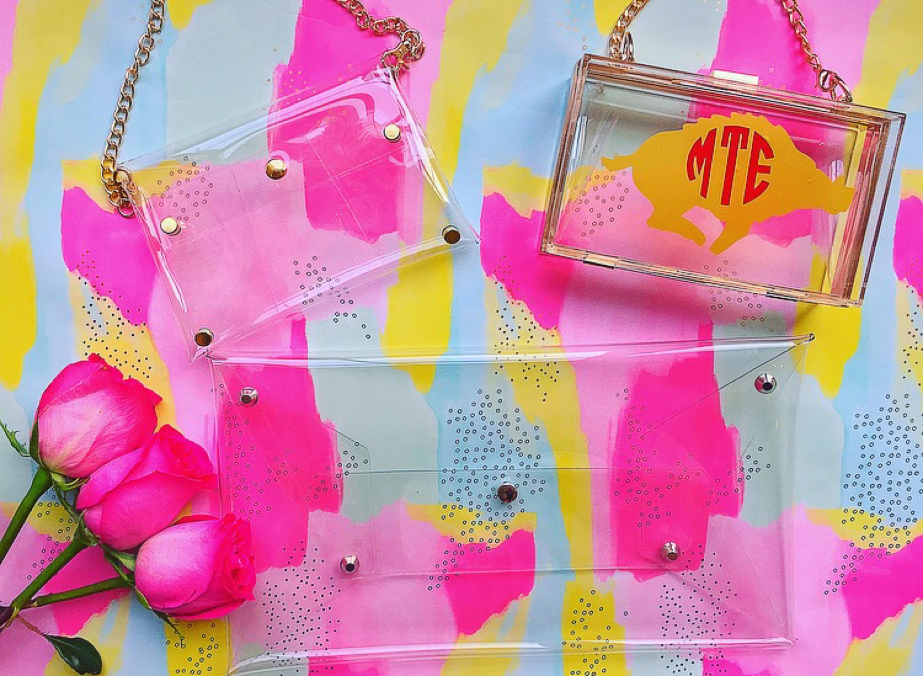 Stadium Bag - Monogrammed Clutches - Etsy