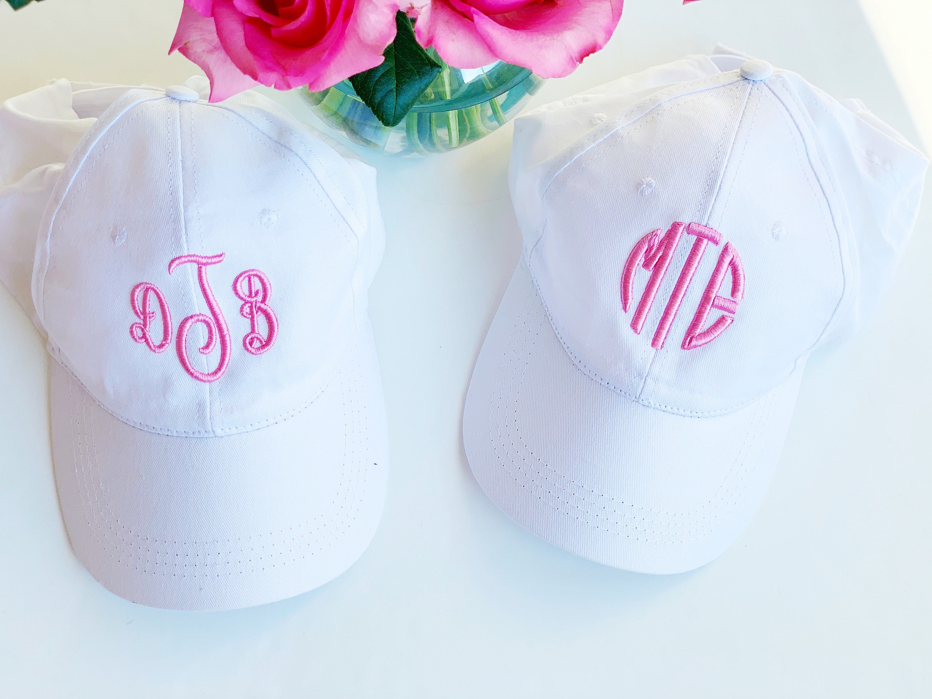 Monogram Hat, Monogram Baseball Hat, Womens Hat, Monogrammed Hat ...