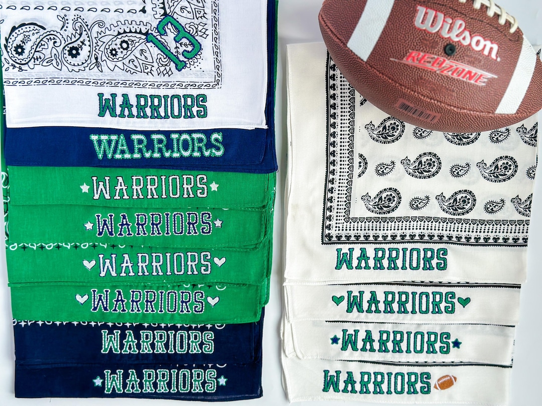 Custom Embroidered Bandana, Team Bandana, Football Bandana ...