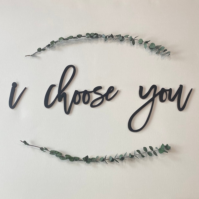 I Choose You Sign - Etsy