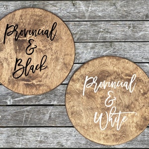 Personalized Round Family Name Sign Established Sign Rustic Wood Sign ...