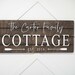 Cottage Sign, Personalized Custom Wood Sign, 3D Sign, Cottage Gift ...