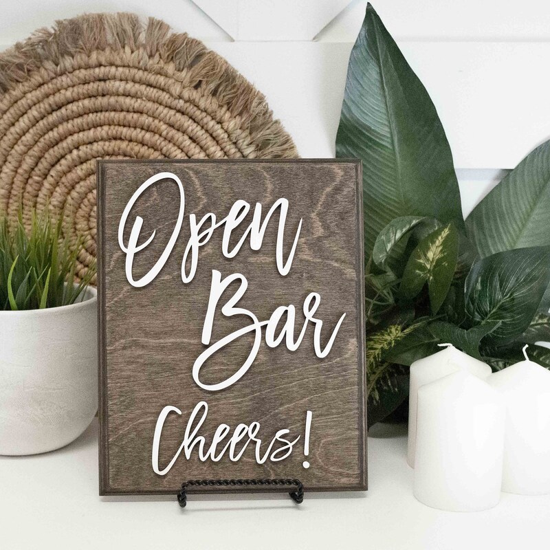 Open Bar - Etsy
