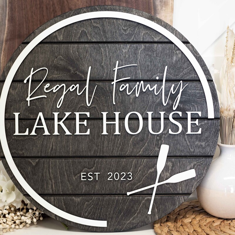 Custom Lake House Sign - Etsy
