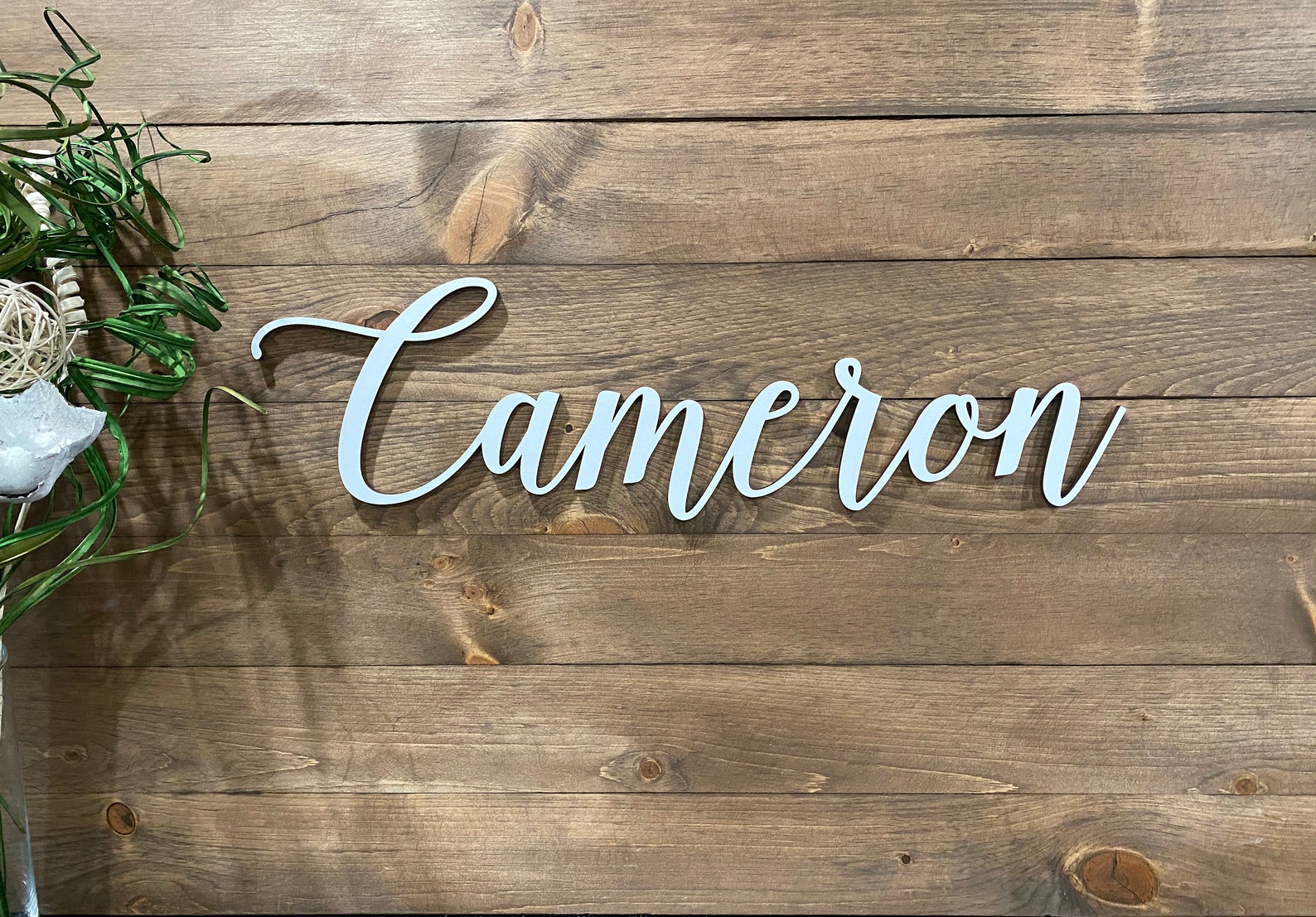 Baby Name Wood Sign Custom Baby Name Cut Out Nursery Wall - Etsy