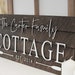 Cottage Sign, Personalized Custom Wood Sign, 3D Sign, Cottage Gift ...