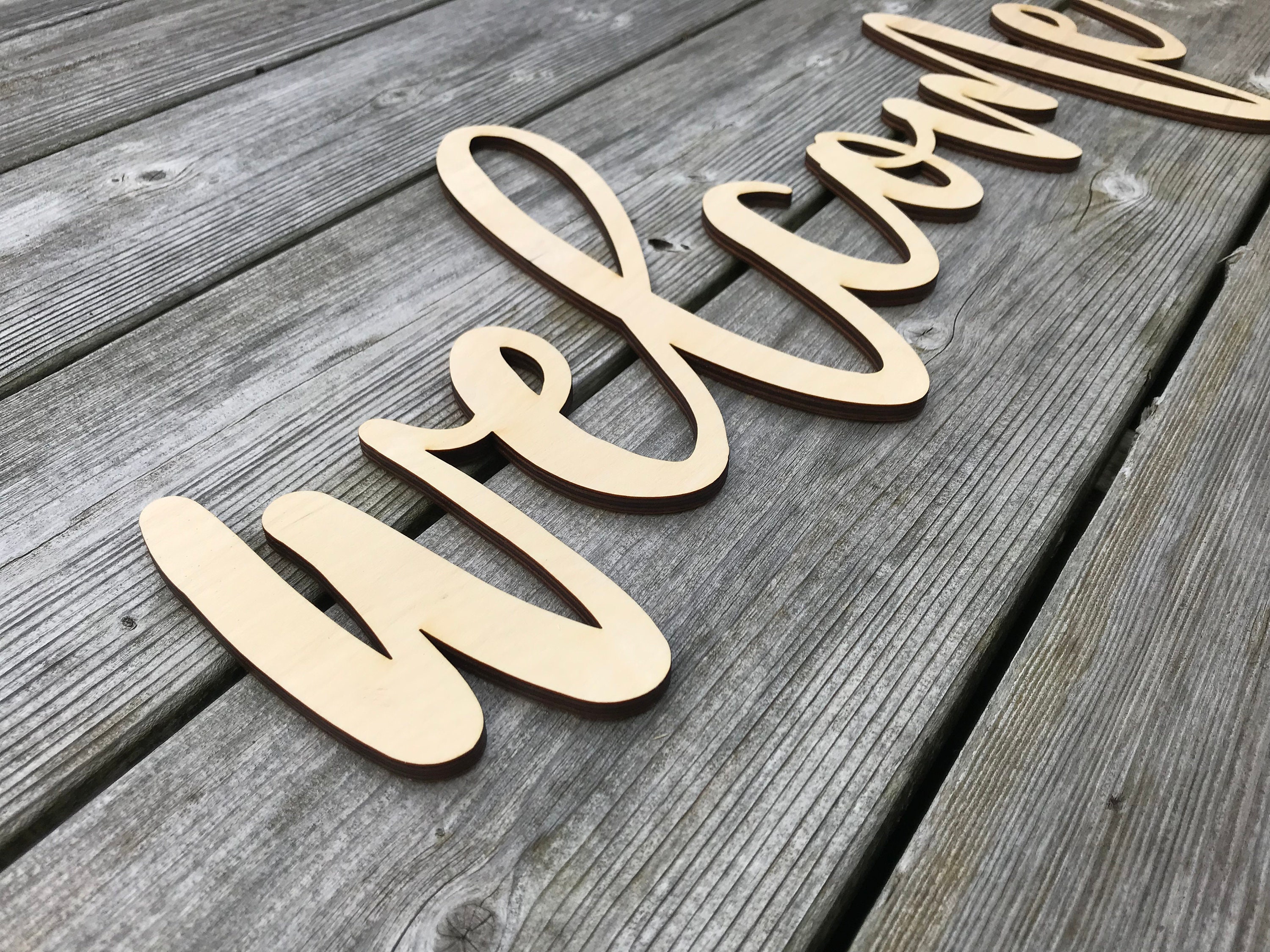 Welcome Sign Welcome Wood Cut Out - Etsy