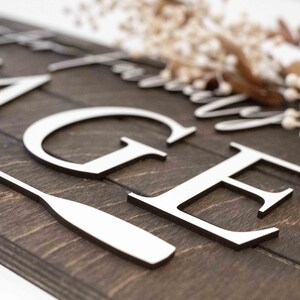 Cottage Sign, Personalized Custom Wood Sign, 3D Sign, Cottage Gift ...