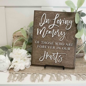 Memorial Table Sign - Etsy