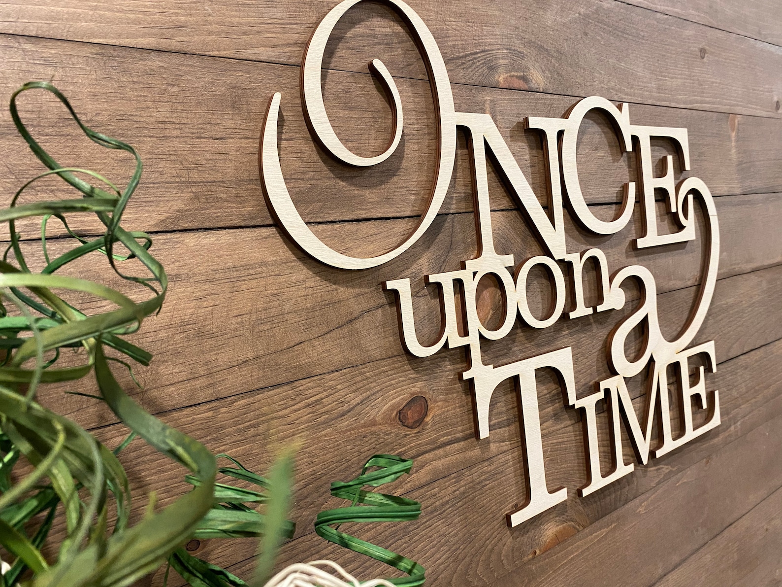 Once Upon A Time Word Cut Out Once Upon a Time Wood Sign - Etsy Canada
