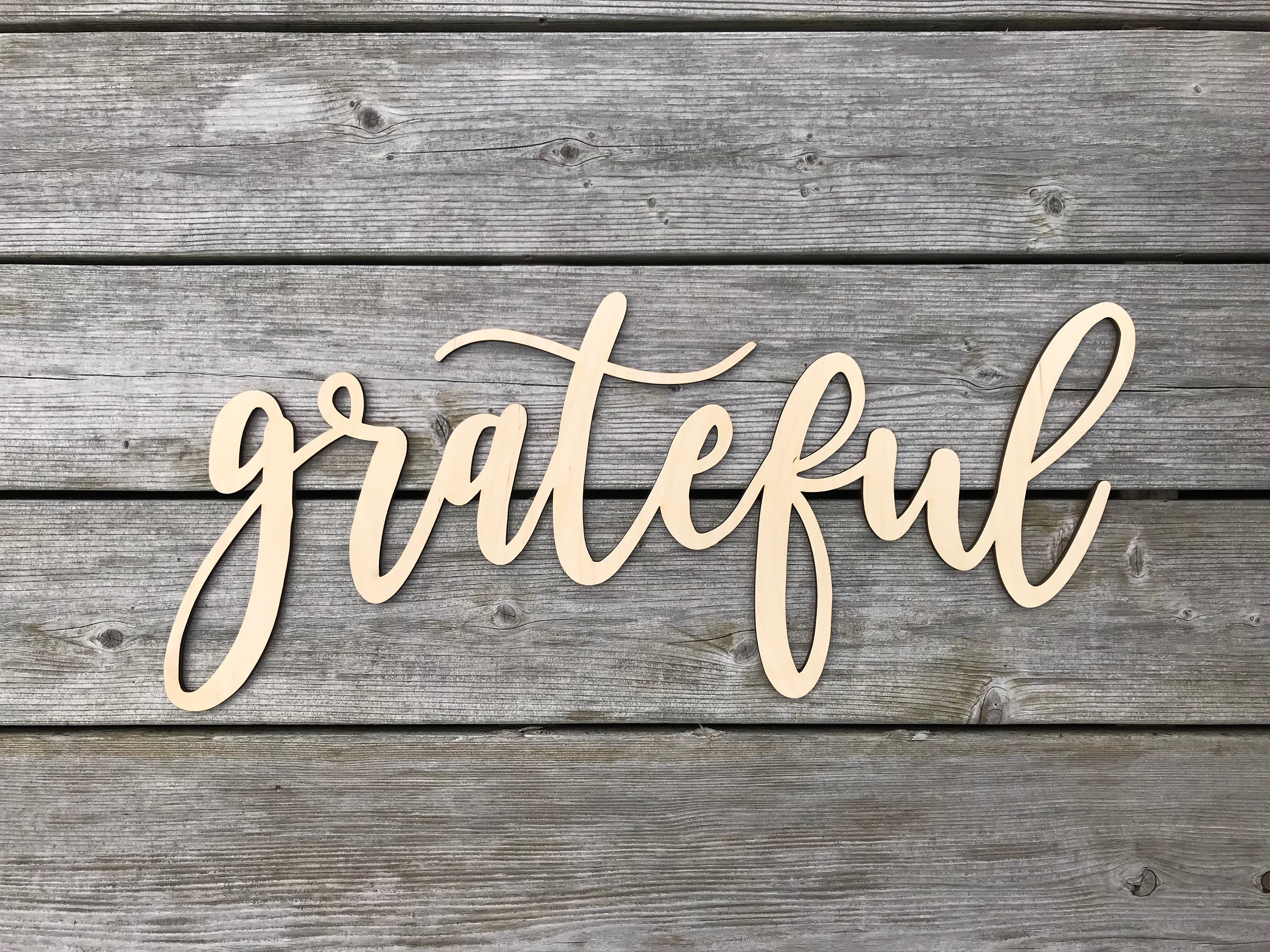 Handwritten Sign Wooden Word Cutouts Custom Word Design Laser | Etsy