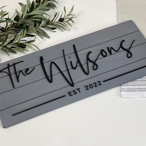 Est Wedding Anniversary Sign - Etsy