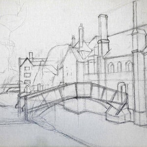 Cambridge. Mathematical Bridge - Etsy
