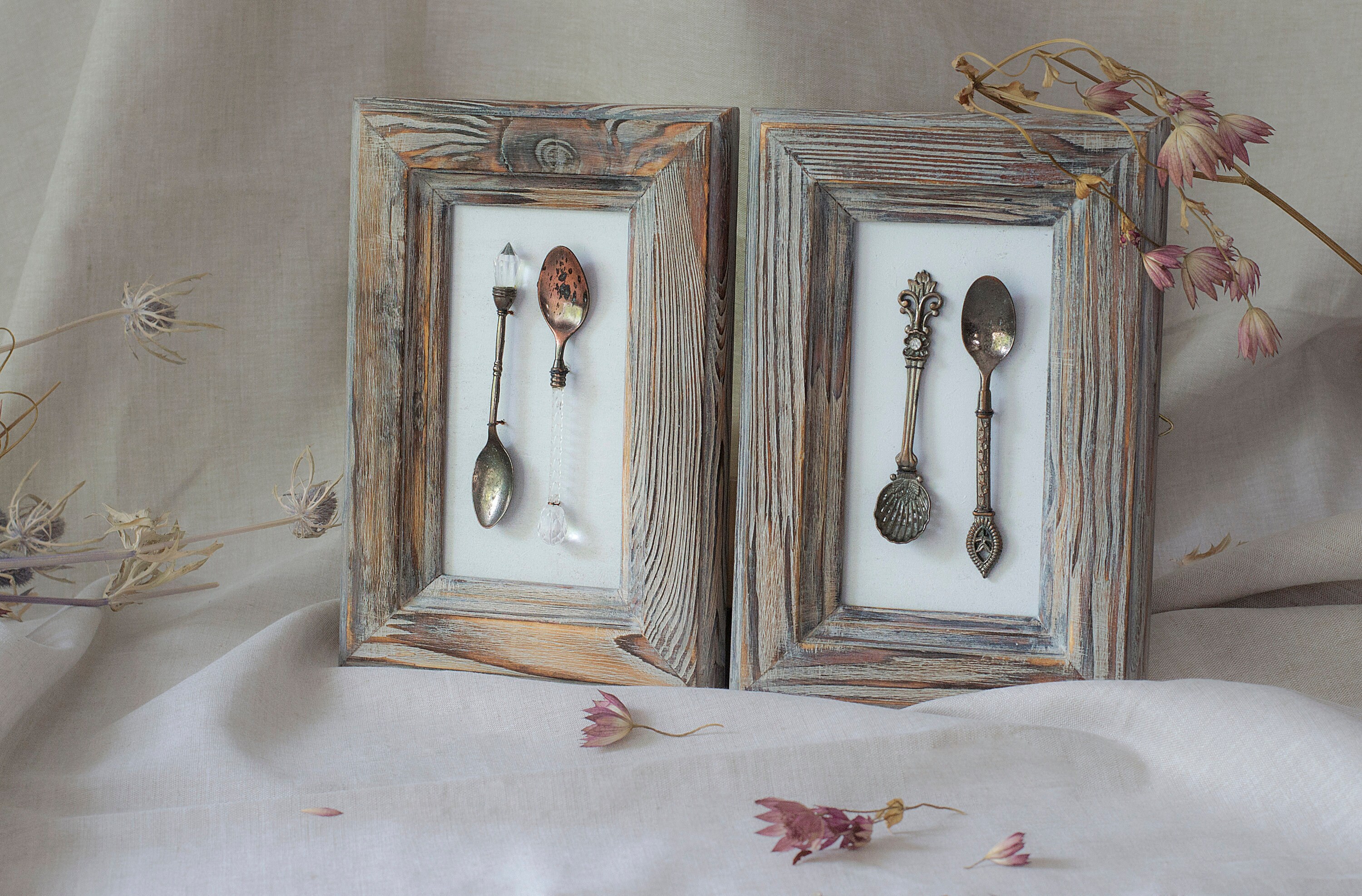 Spoon Kitchen Rustic Wooden Wall Art, Dining Room Wall Decor, Kitchen ...