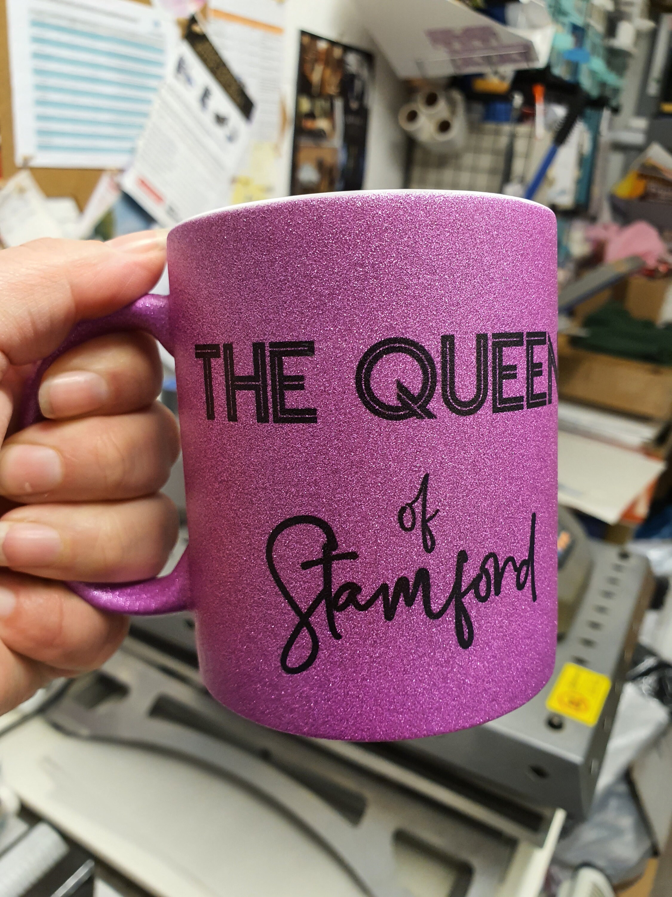 Personalised Glitter Mug With Glittery Quote or Your Own Words - Etsy