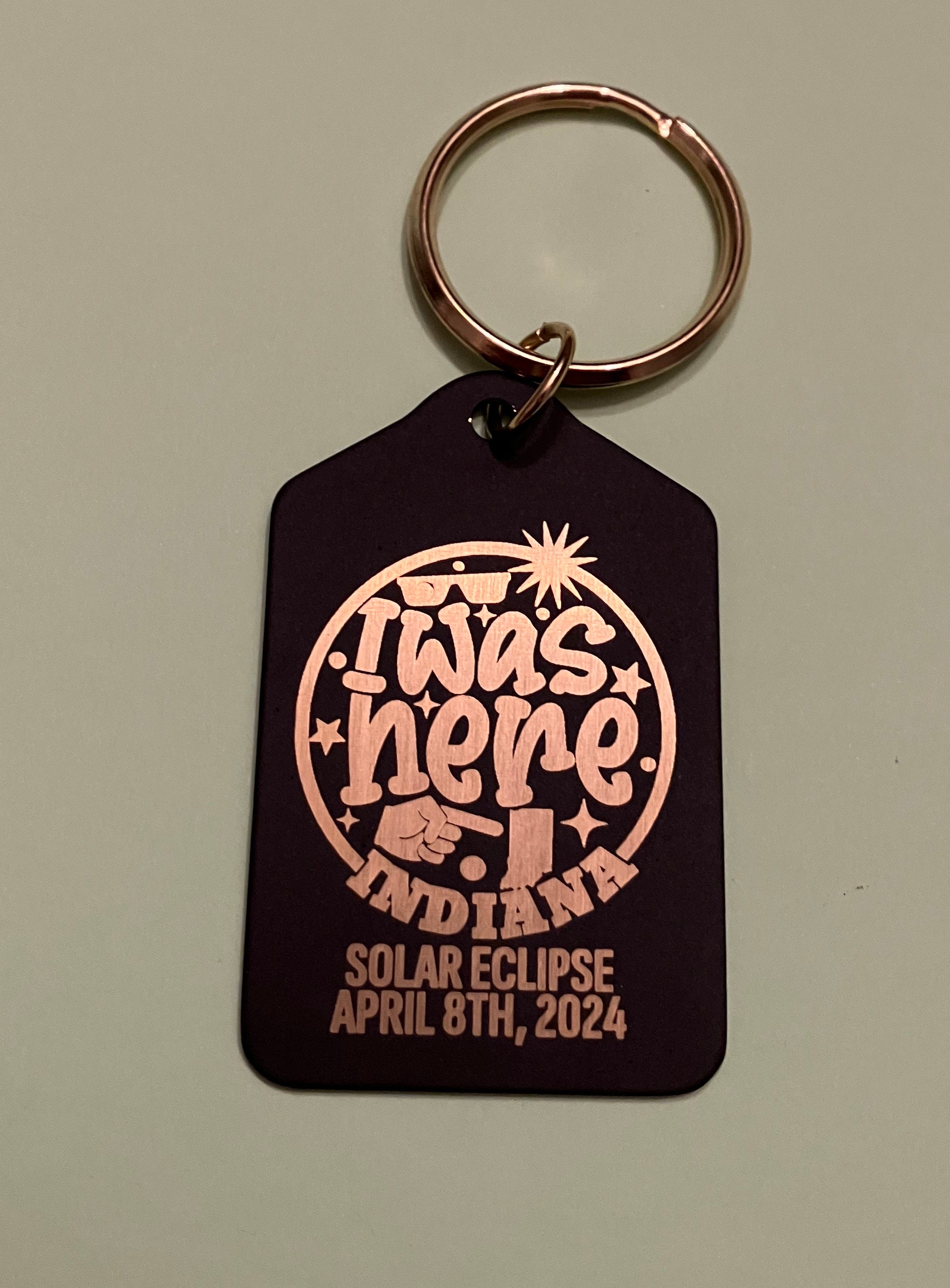 Solar Eclipse Keychain - Etsy