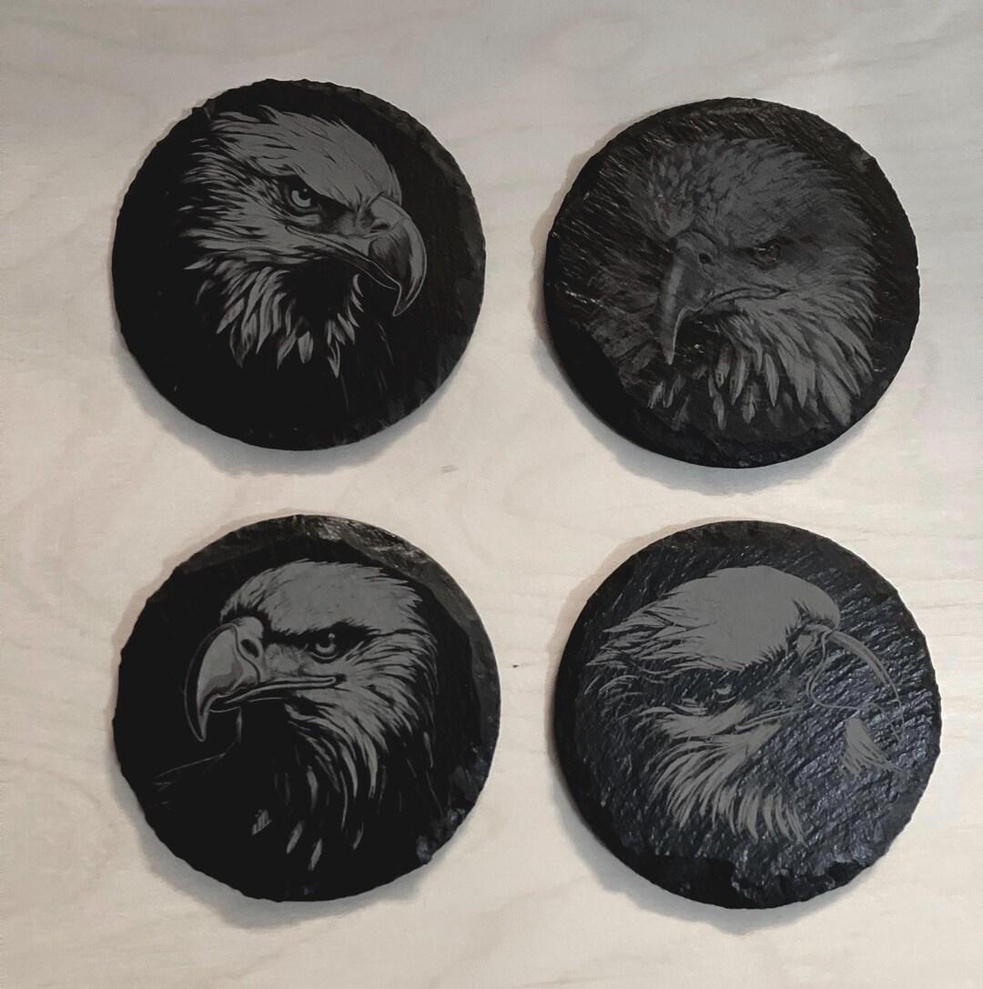 Eagle Coasters (set of 4) - Etsy