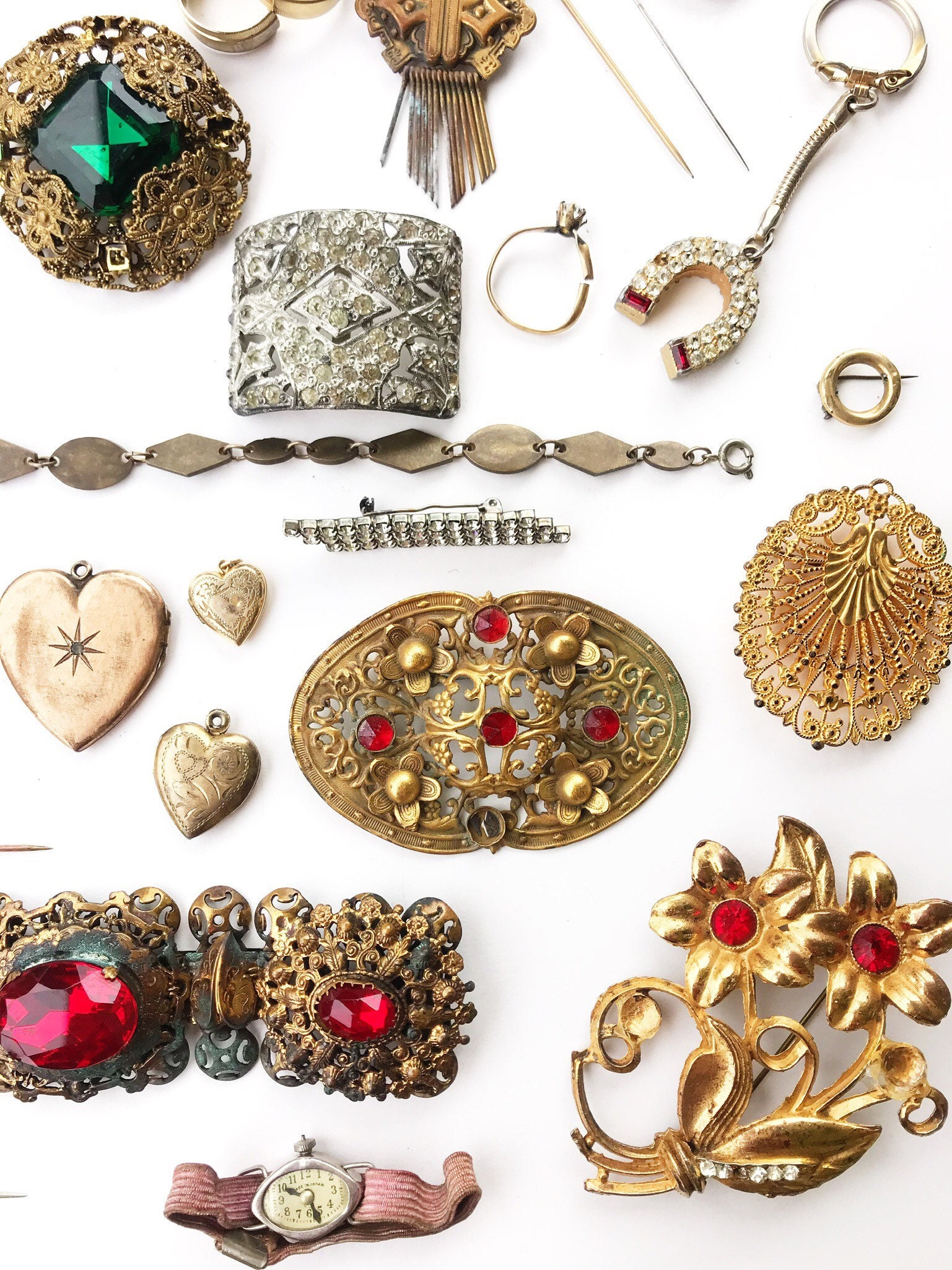 Vintage + Antique Jewelry Lot #24 - Etsy